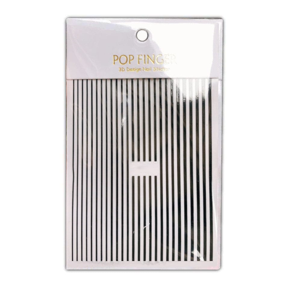 Striping Tape | Sort | Klistermærke Nail Stickers Til Negle – Gellak.dk