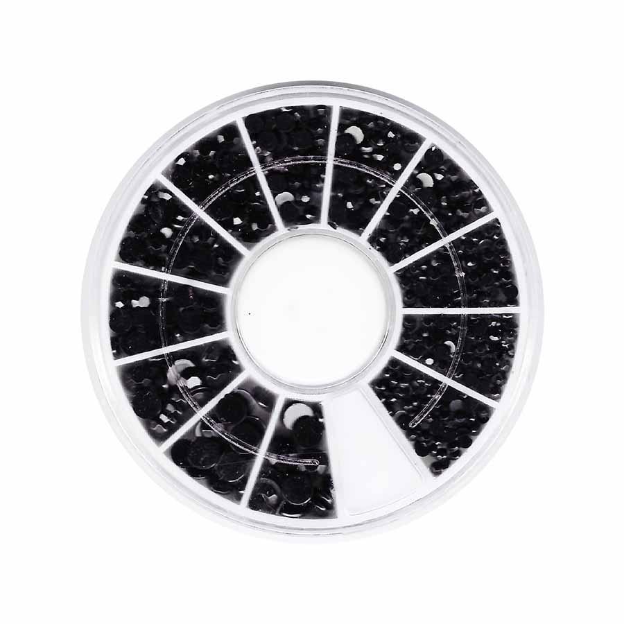 Nail Art Sten - Jet Black – Gellak.dk