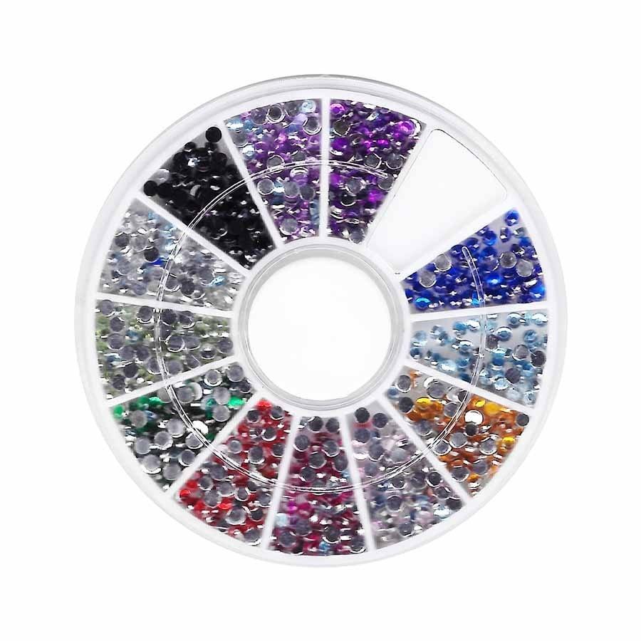 Nail Art Sten i Multi Colors | Perfekt til Nail Art – Gellak.dk